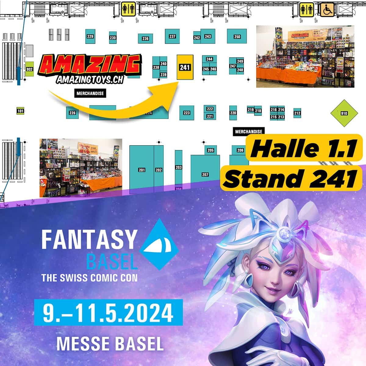 20 Jahre AMAZINGTOYS® Store an der Fantasy Basel 2024